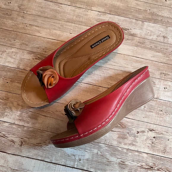 Good Choice | Shoes | Good Choice Sydney Wedge Sandal | Poshmark